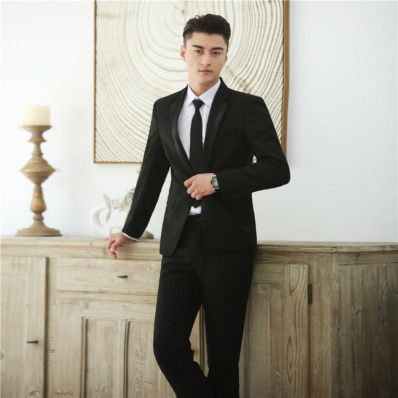 Suit Student Graduation Class Suit Men's Western Dress Suit – MyButterfly