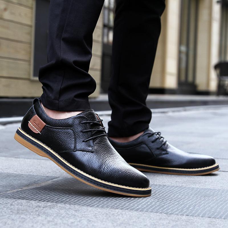 Large Size Leather Shoes Men 48 Leather British Shoes Men – MyButterfly